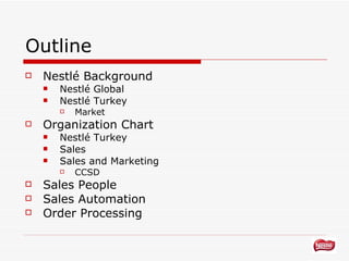 Nestle Sales Management | PPT