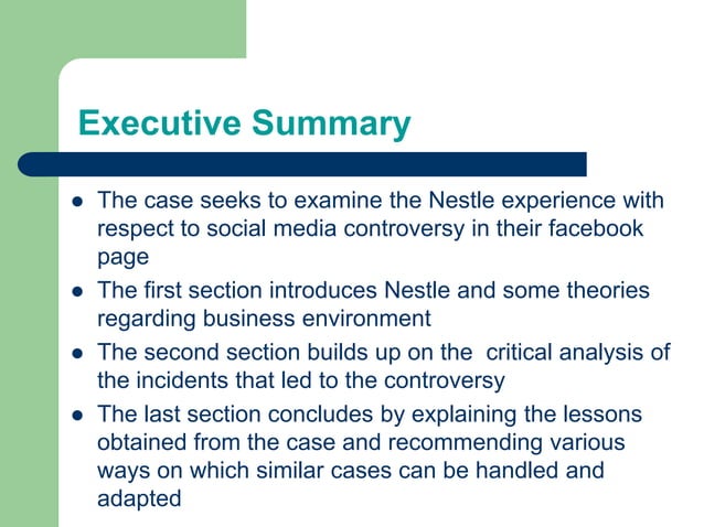 Nestle social media | PPT