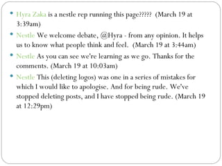 Nestle Social Media Crises | PPT