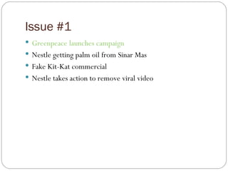 Nestle Social Media Crises | PPT