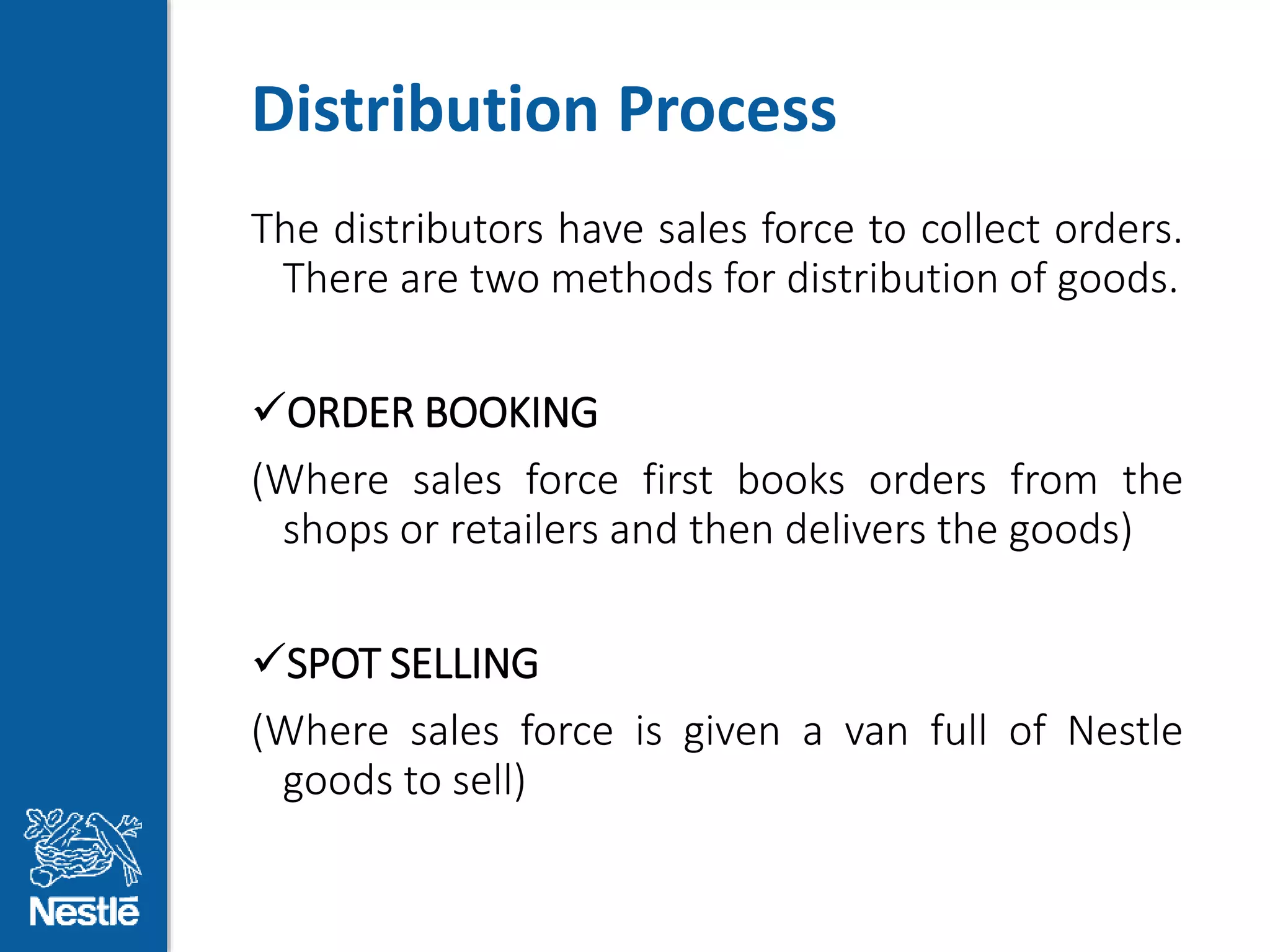 Supply Chain Management of Nestle Company | PPTX