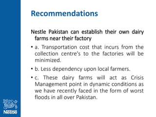 Supply Chain Management of Nestle Company | PPTX