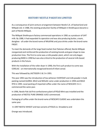 Nestle | PDF