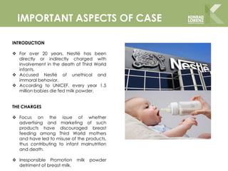 Nestlé the infant formula controversy | PPTX