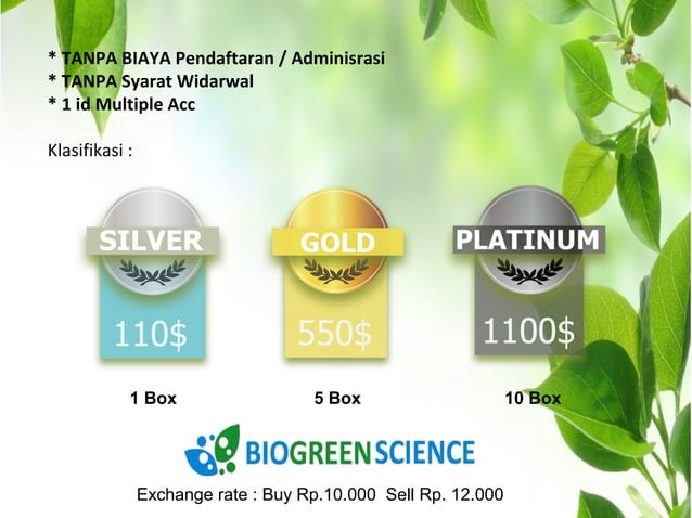 Biogreen Science Presentation Slide | PPT