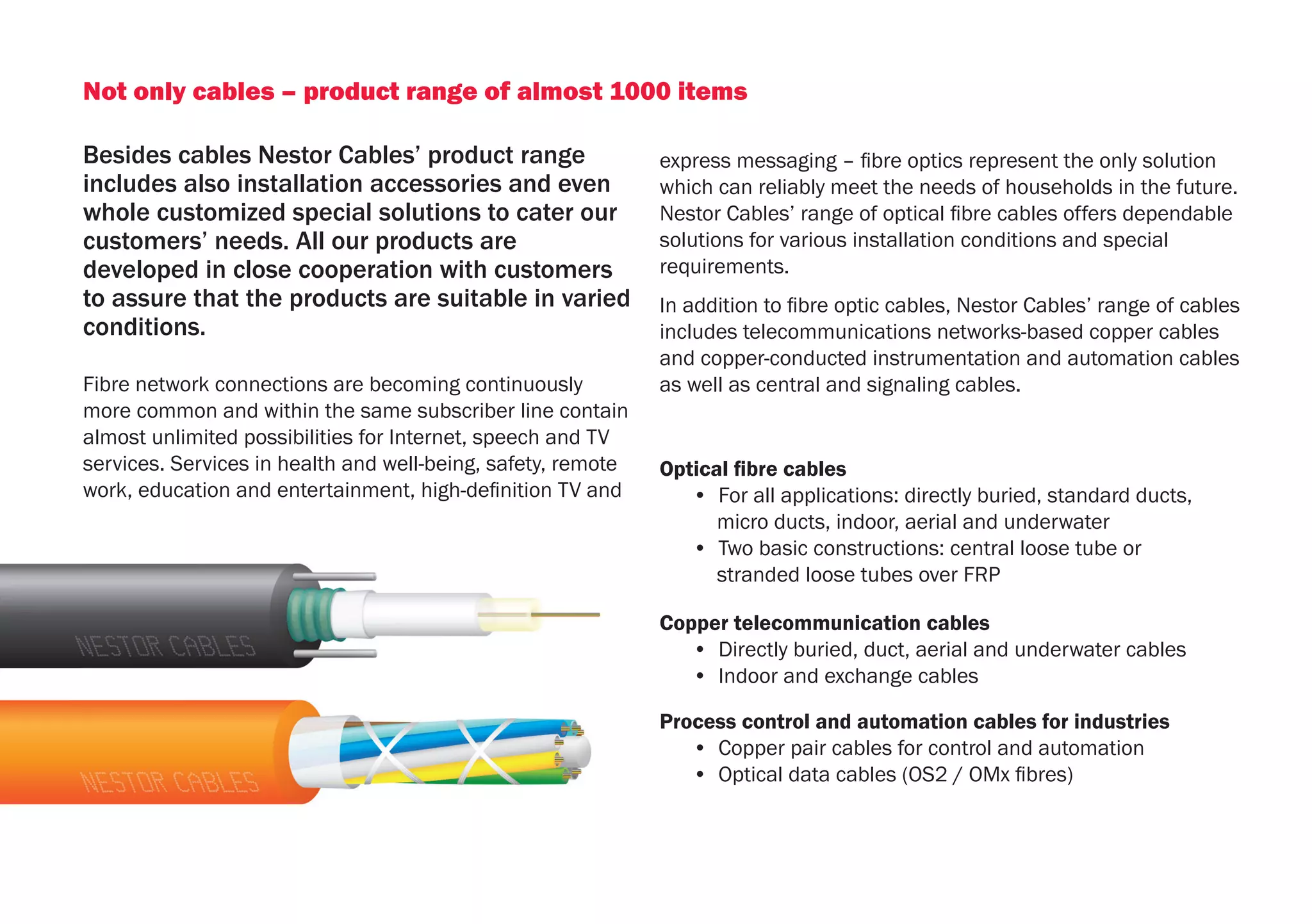 Nestor Cables Company Presentation | PDF