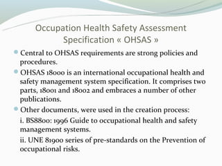 OHSAS 18001 and ISO EMS14001 | PPT