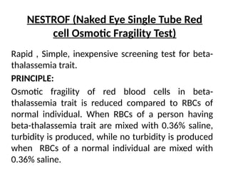 NESTROF (Naked Eye Single Tube Red cell.pptx