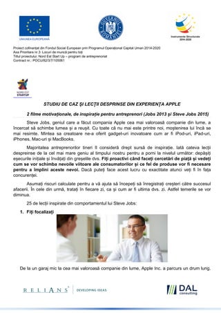 Nesu studiu de caz - steve jobs | PDF