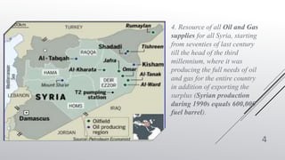 Natural Resources & Environment VS. Conflicts - Case Study: NE Syria | PPTX