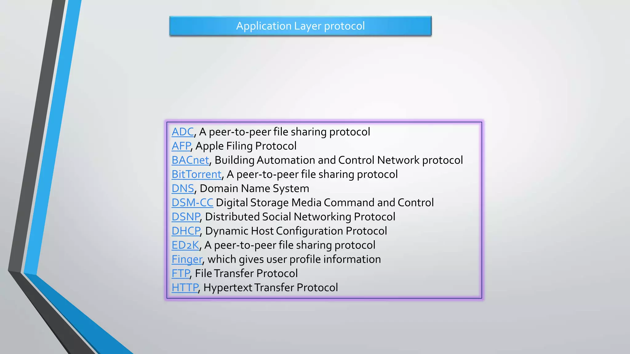 OSI MODEL AND ITS PROTOCOL | PPT