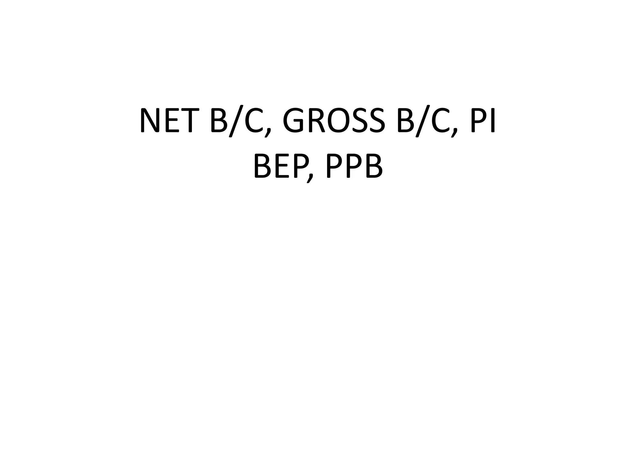 Perhitungan rumus Net B/C Studi Kelayakan.pptx