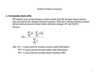 Perhitungan rumus Net B/C Studi Kelayakan.pptx