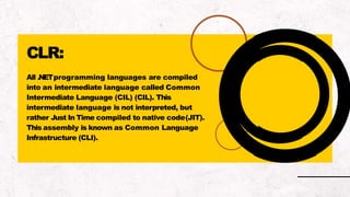 Features Of .NET Framework | PPTX
