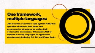 Features Of .NET Framework | PPTX