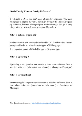 C# interview-questions | PDF