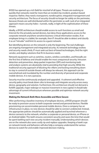 Navigating the Flood of BYOD | PDF | Computing | Technology & Computing