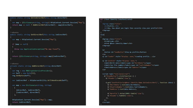 .NET Security Application/Web Development - Part II | PPTX | Databases | Computer Software and ...
