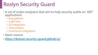 .NET Security Application/Web Development - Part IV | PPT