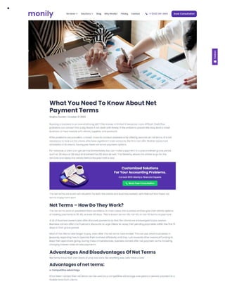 What You Need To Know About Net Payment Terms | PDF