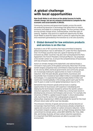 NSW Government Net Zero Emissions Plan | PDF