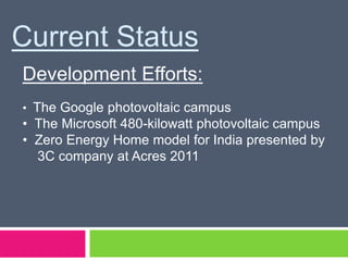 Net zero energy building (ppt-2016) | PPTX