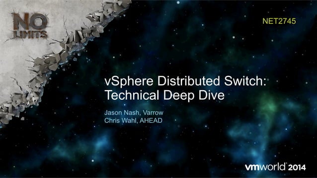VMworld 2014: vSphere Distributed Switch | PDF