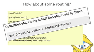 Net/http and the http.handler interface | PPTX | Web Development | Internet