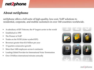 net2phone Business VoIP Solutions | PPT