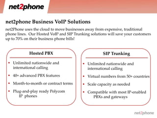 net2phone Business VoIP Solutions | PPT