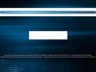 Net35 Overview | PPT | Programming Languages | Computing