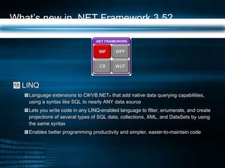 .Net3.5 Overview | PPT