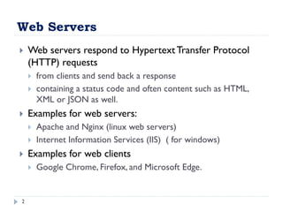 Web Server and how we can design app in C# | PDF | Web Development | Internet