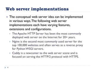 Web Server and how we can design app in C# | PDF | Web Development ...