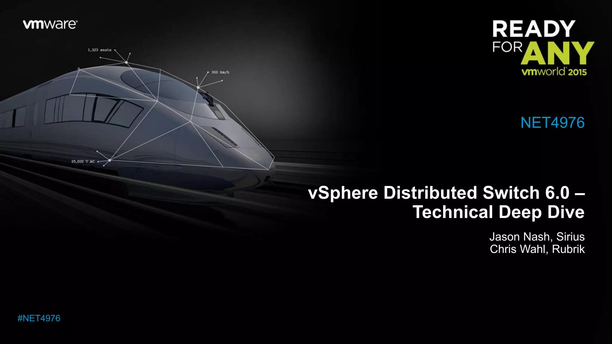 VMworld 2015: vSphere Distributed Switch 6 –Technical Deep Dive | PPT