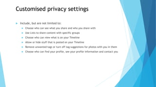 Facebook: 'Real name' policy & privacy | PPTX