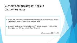 Facebook: 'Real name' policy & privacy | PPTX