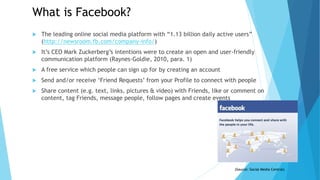 Facebook: 'Real name' policy & privacy | PPTX