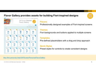 SAP TechEd 2017 Fiori and SAP Screen Personas NET 52541 | PDF