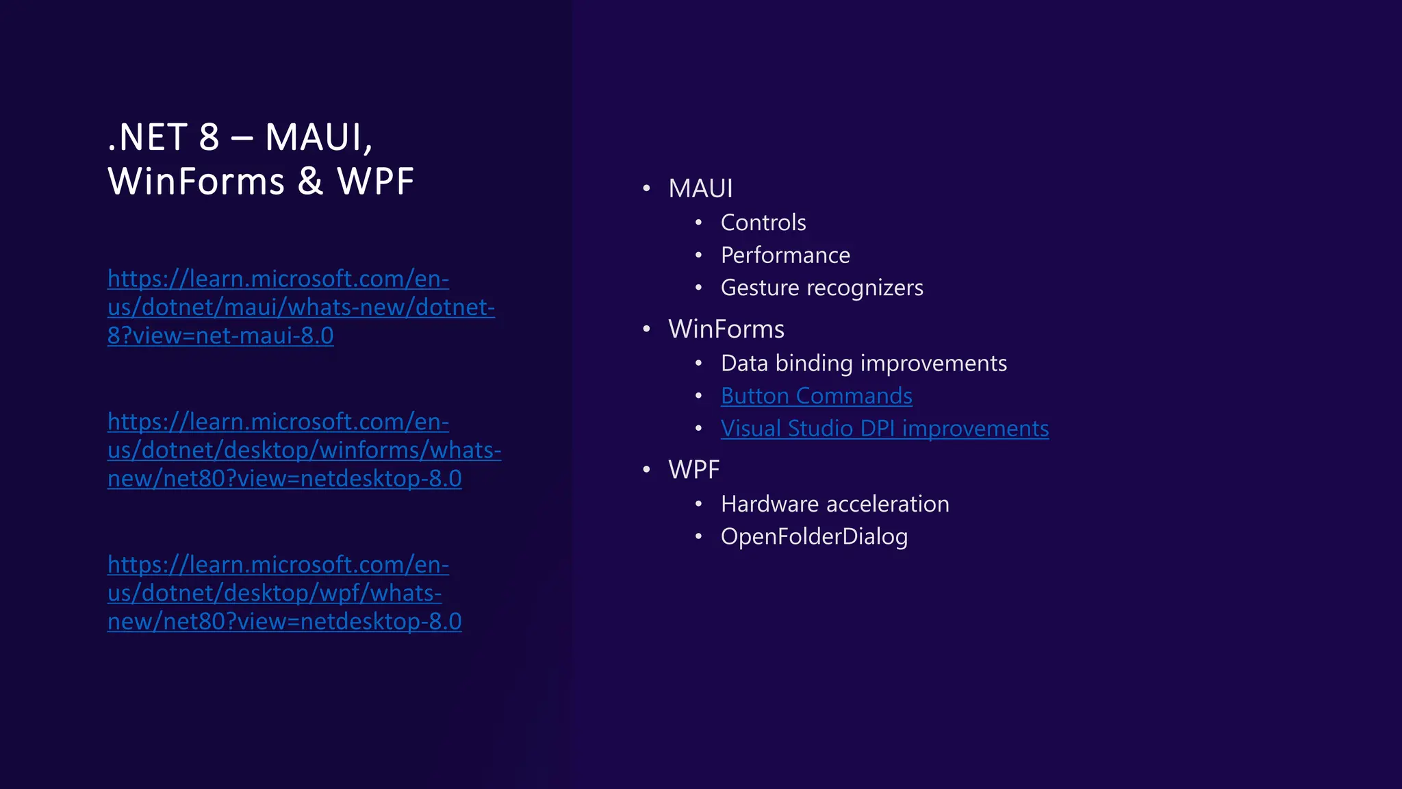 About .NET 8 and a first glimpse into .NET9