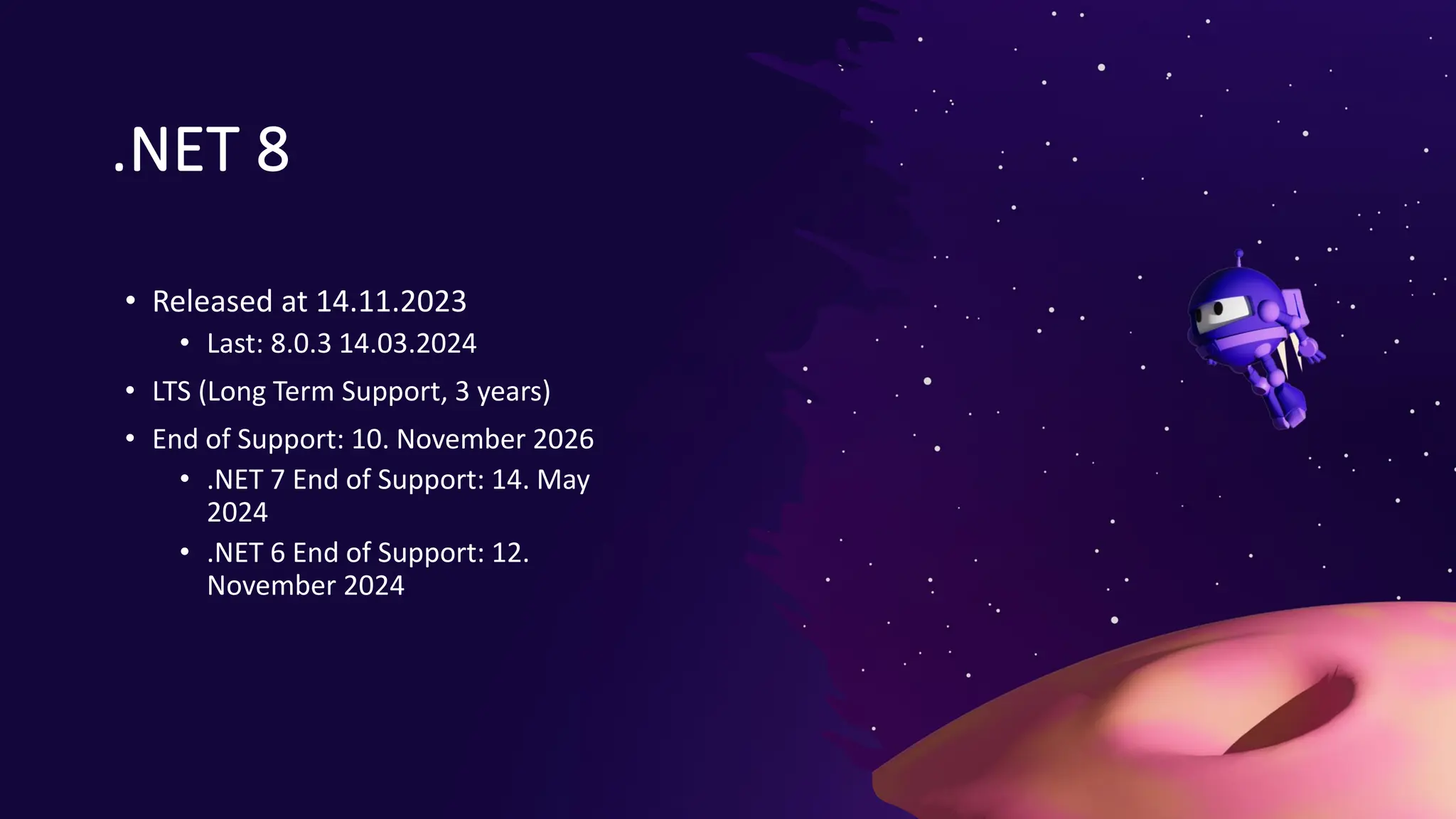 About .NET 8 and a first glimpse into .NET9