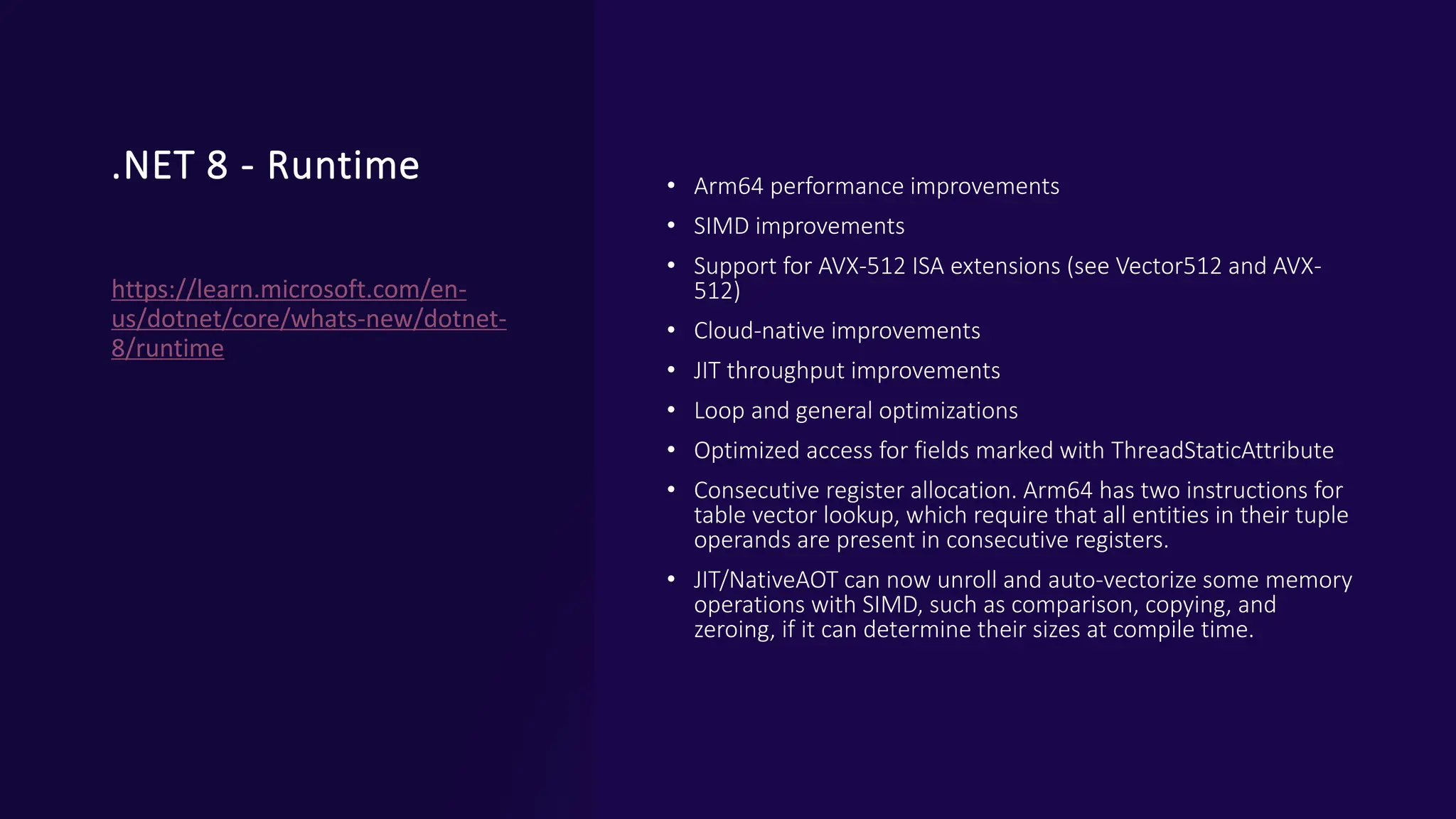 About .NET 8 and a first glimpse into .NET9