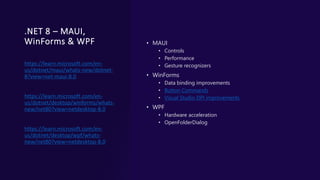 About .NET 8 and a first glimpse into .NET9