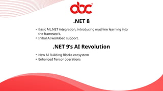 .NET 8 vs .NET 9: Evolution of the Modern .NET Stack - Ansi ByteCode ...