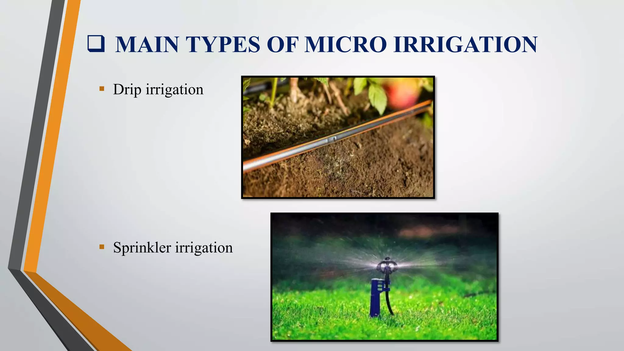 Drip irrigation system | PPTX