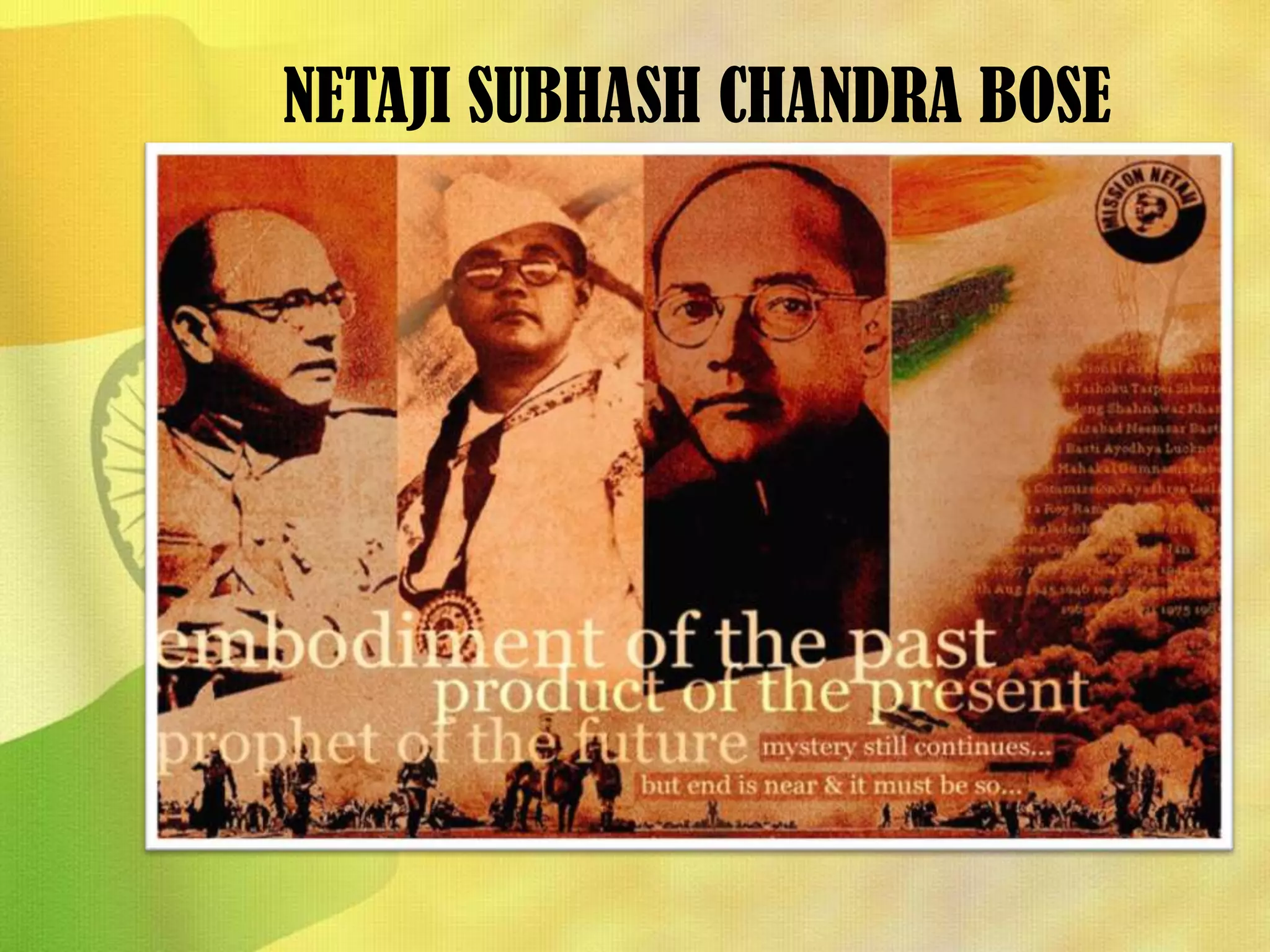 Netaji | PPTX | Hinduism | Religion & Spirituality