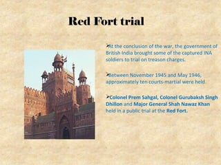 Netaji and azad hind fouz | PPT