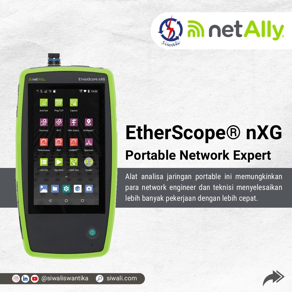 NetAlly Etherscope nXG | PDF