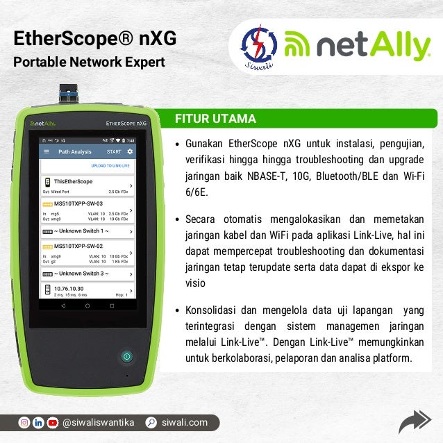 NetAlly Etherscope nXG | PDF