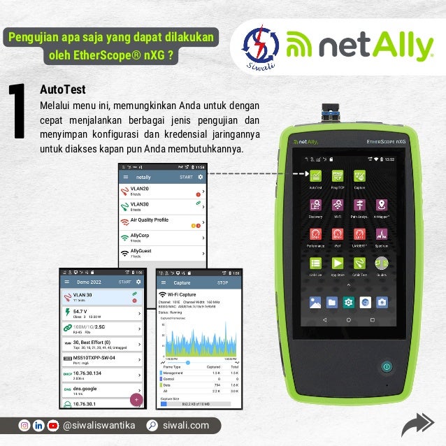NetAlly Etherscope nXG | PDF